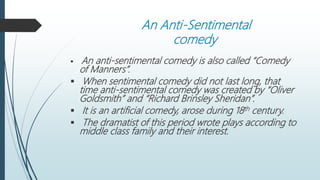 Anti-Sentimental Comedy | PPTX