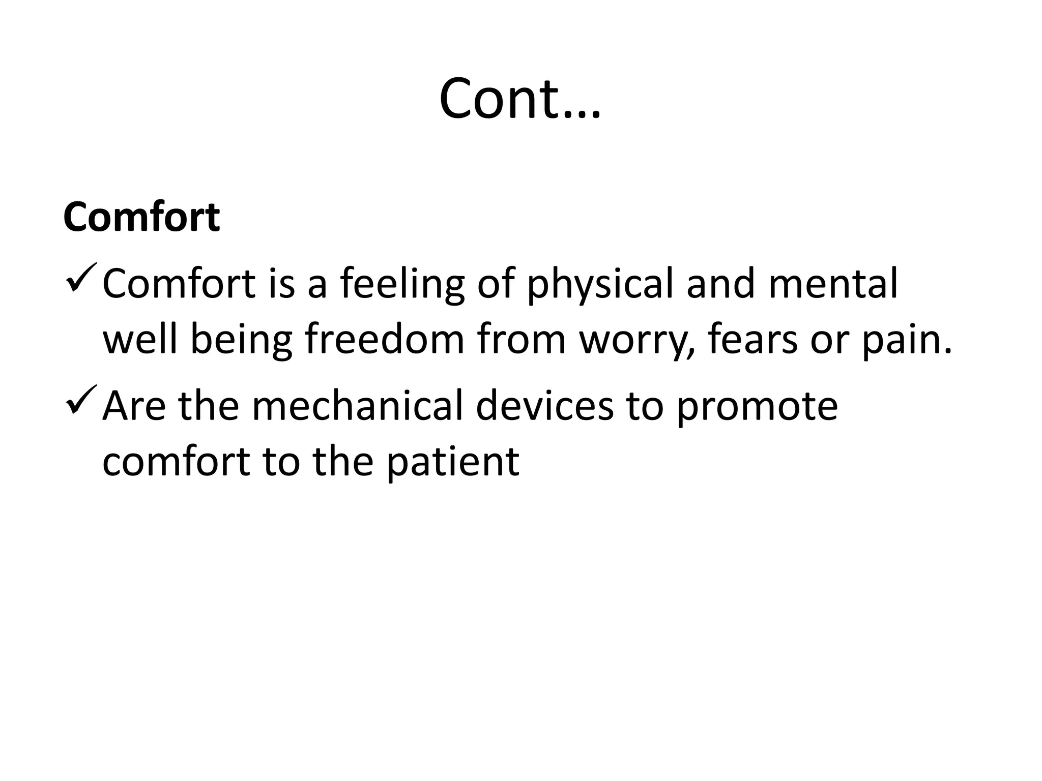 Duty 2. patient safety and comfort | PPTX