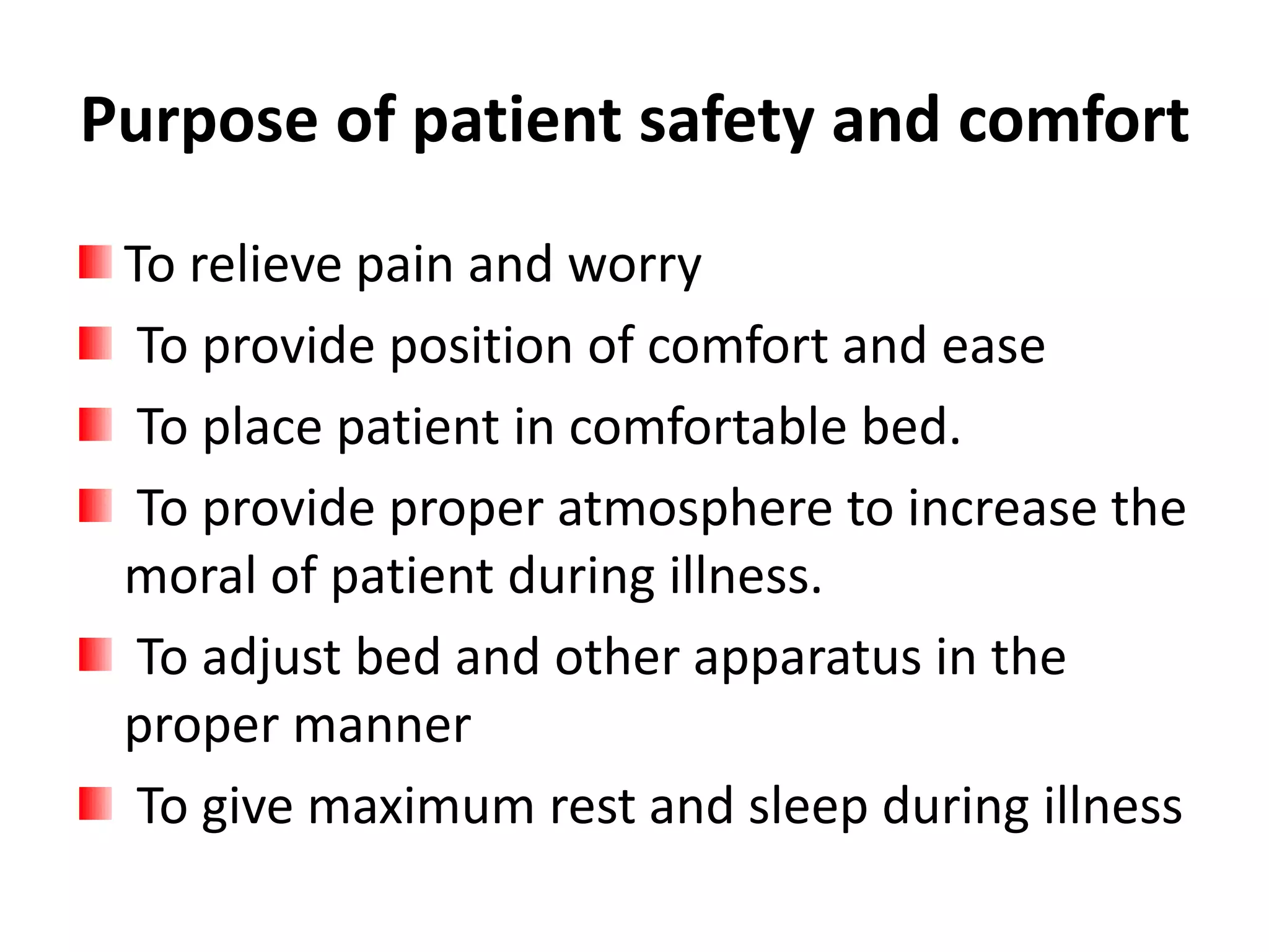 Duty 2. patient safety and comfort | PPTX