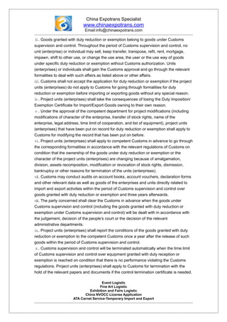 Duty deduction or Excemption | DOC