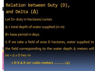 Duty delta etc | PPTX