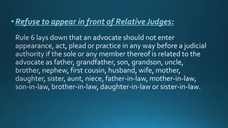 Duty of advocates towards court | PPTX