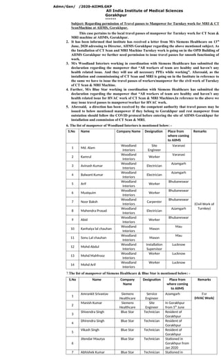 Duty Pass for Installation docx for blue | DOCX