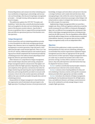 Flight Safety Foundation - Duty/Rest Guidelines NBAA | PDF