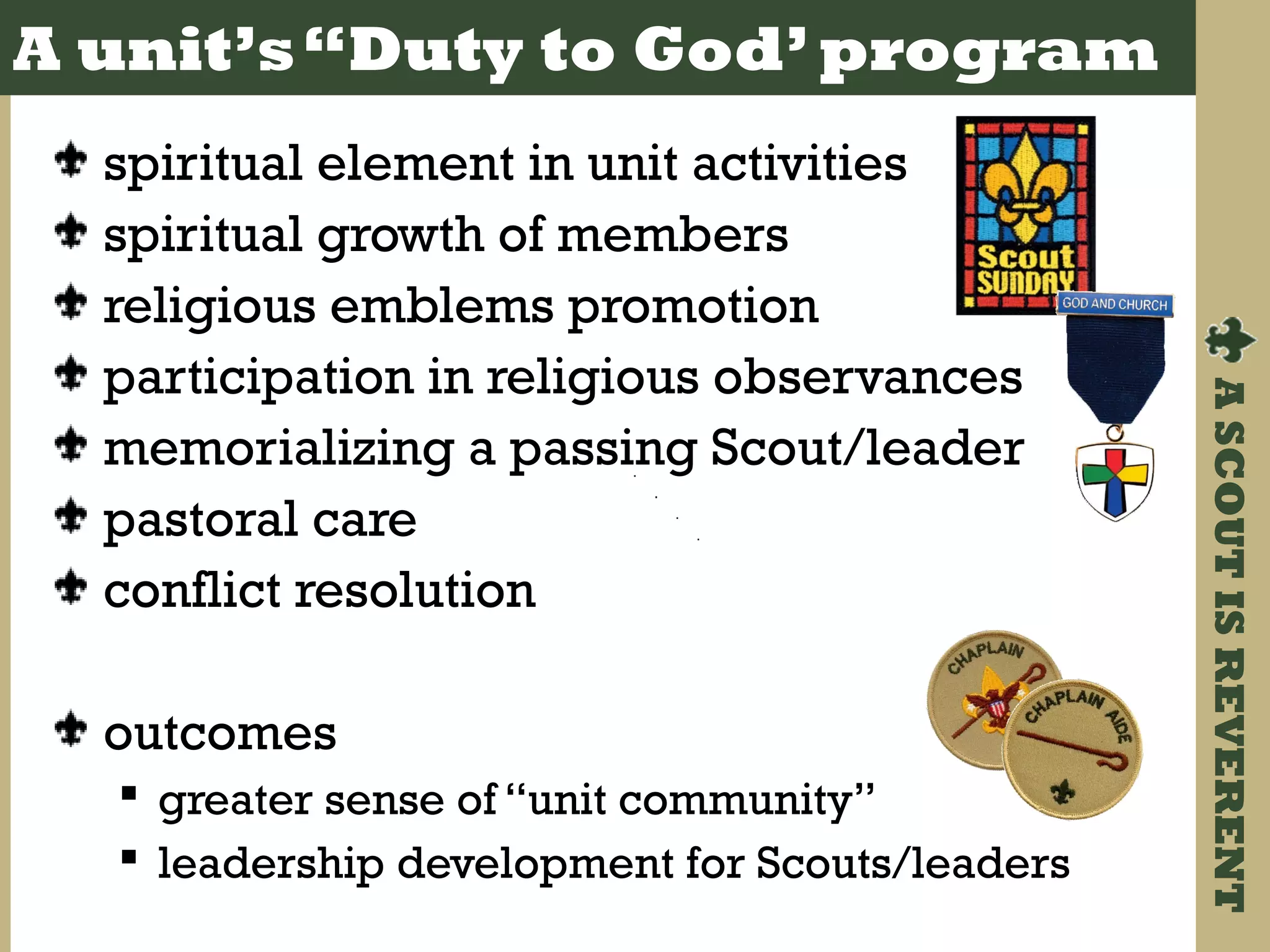 Duty to God | Boy Scouts of America | PPT