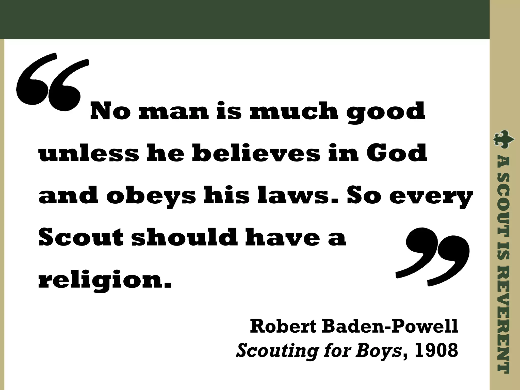 Duty to God | Boy Scouts of America | PPT