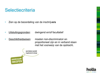 Duurzaam aanbesteden | PPT