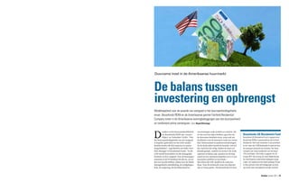 De balans tussen investering en opbrengst | PPT