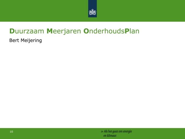 Duurzaam MeerjarenOnderhoudsPlan - DMOP | PDF | Power and Energy ...