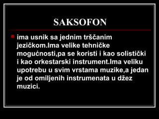 Duvacki instrumenti | PPT