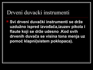 Duvacki instrumenti | PPT