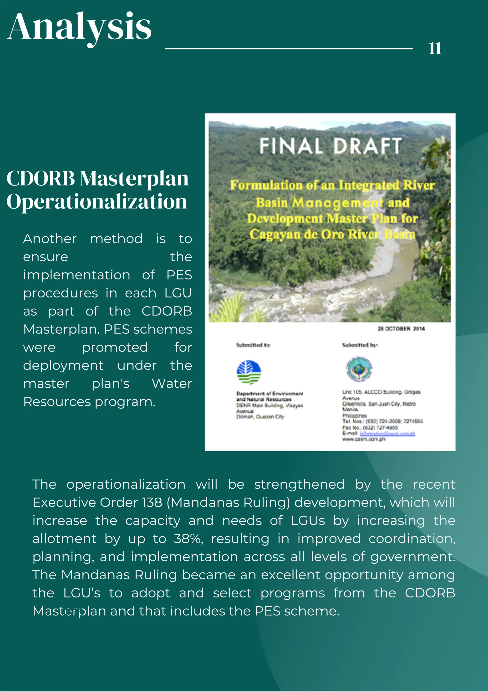 A Review on Integrated River Basin Management and Development Master ...