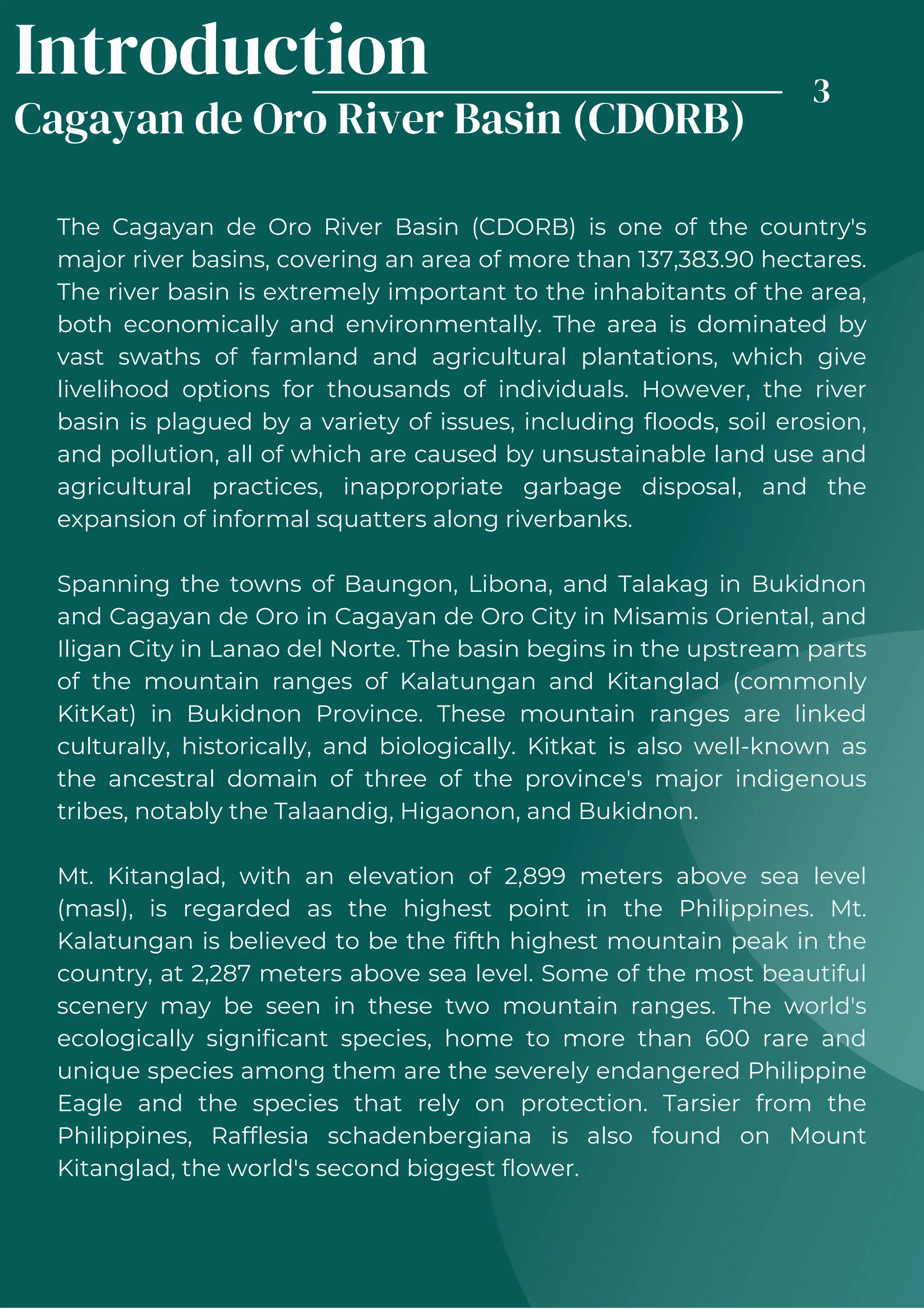 A Review on Integrated River Basin Management and Development Master ...