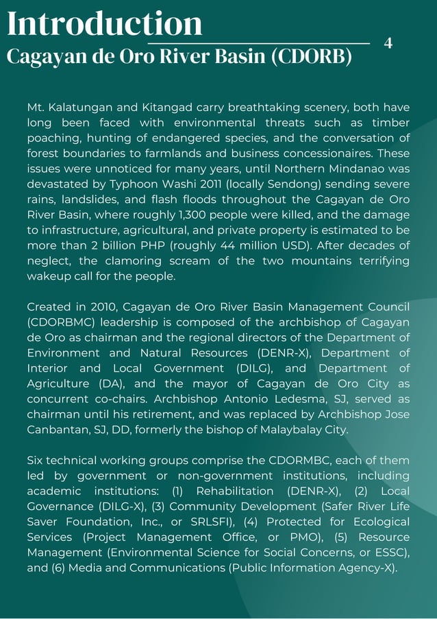 A Review on Integrated River Basin Management and Development Master ...