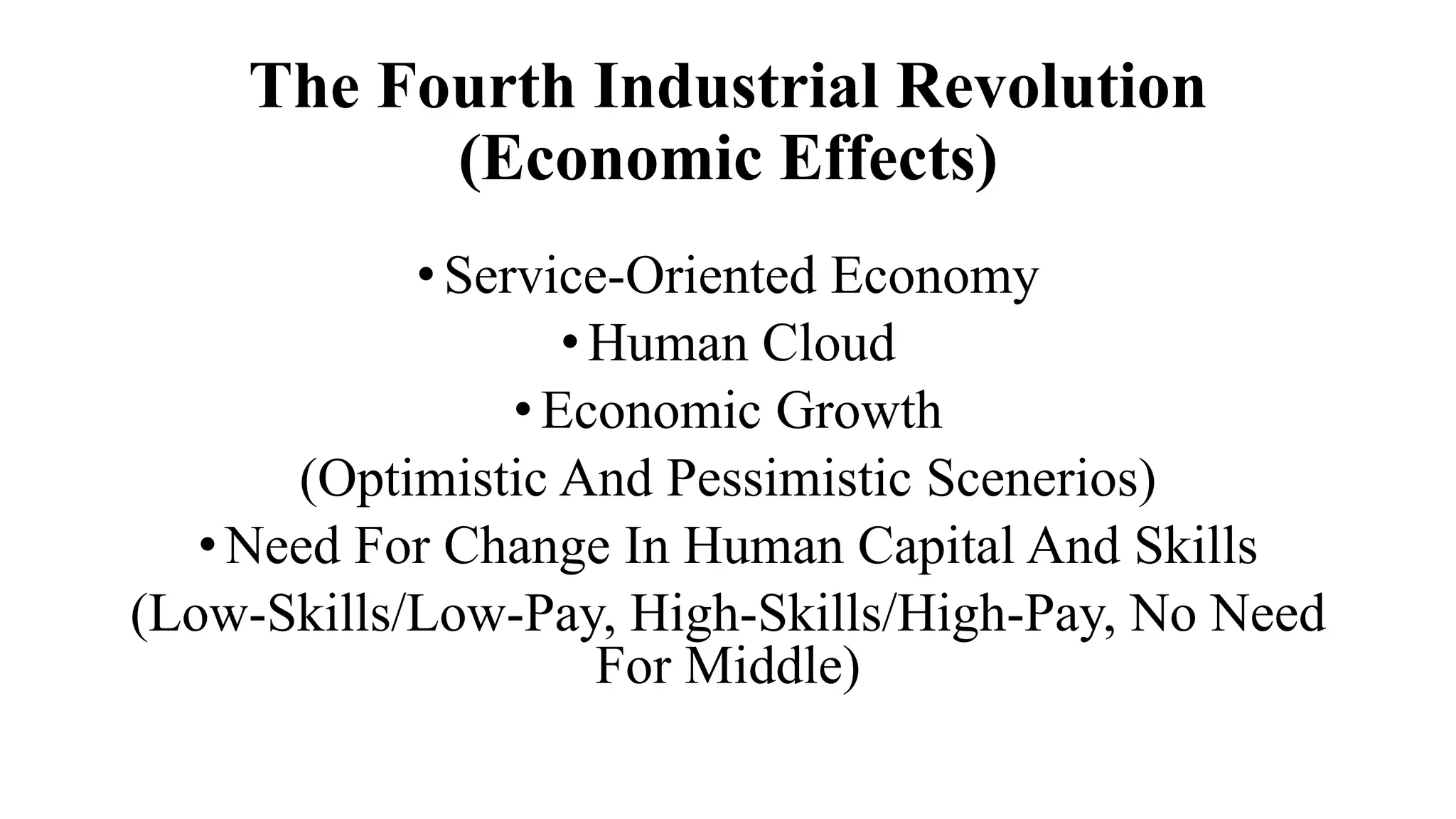 The Fourth Industrial Revolution & 21st Century Skills | PPTX