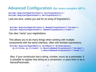 Dependency Injection and Autofac | PPT