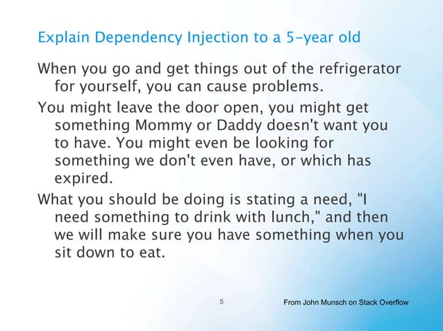 Dependency Injection and Autofac | PPT