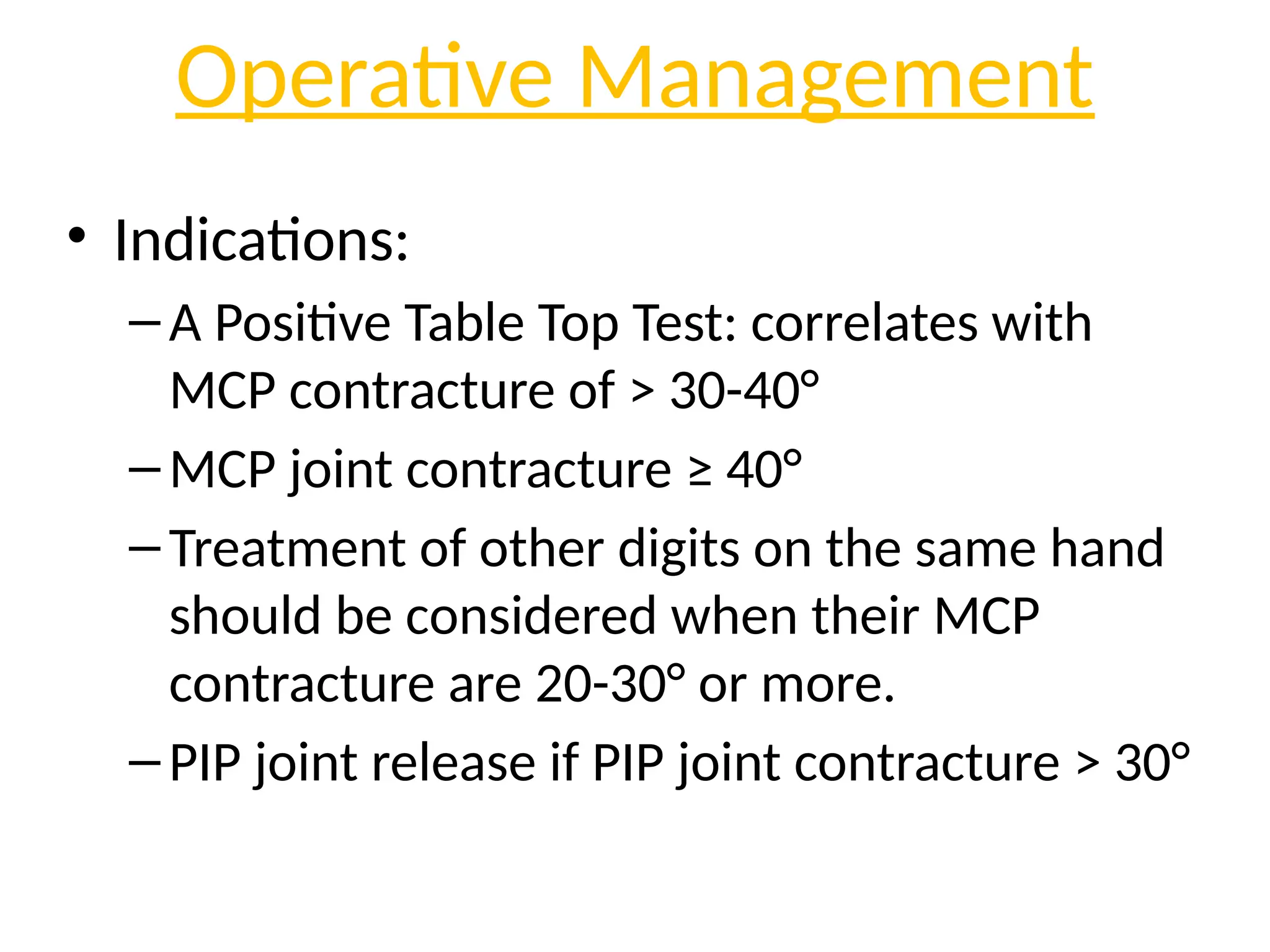Duyptren contracture WITH management measures | PPTX