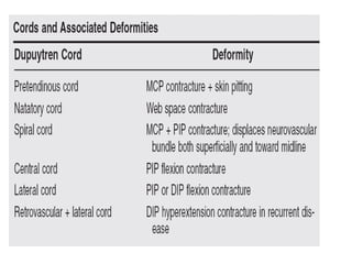 Duyptren contracture WITH management measures | PPTX