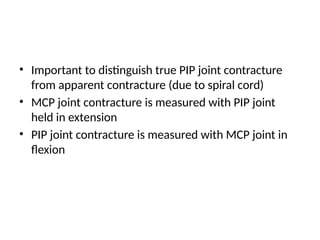 Duyptren contracture WITH management measures | PPTX