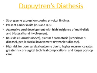 Duyptren contracture WITH management measures | PPTX
