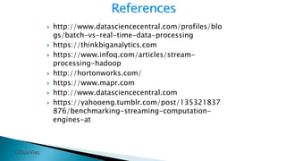 Hadoop Realtime Processing Solution | PPT
