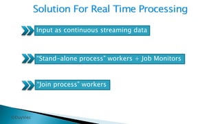 Hadoop Realtime Processing Solution | PPT