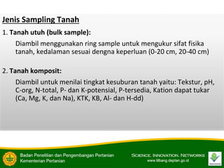 Sampling contoh tanah | PPTX