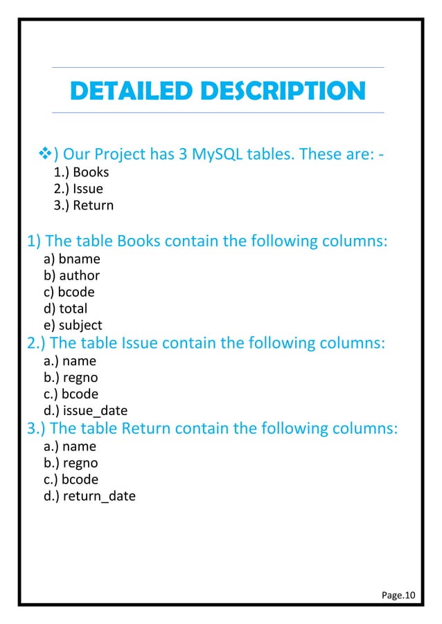Library Management Python, MySQL | PDF