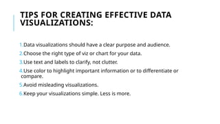 EXERCISE 2: Importance of visualizations Principles of communicating ...