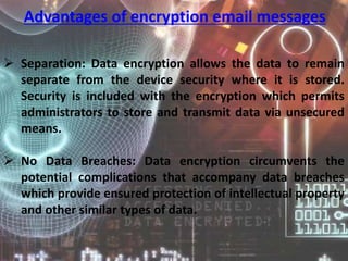 Encrypting E-mail Messages | PPT