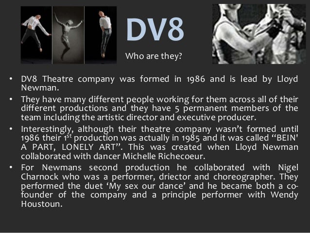 Dv8 and push physical theatre drama final