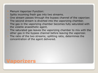 D VAPORIZERS.pptx in anaethethiaachine o | PPT