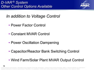 D Var Statcom Introduction | PPT