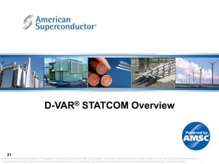 D Var Statcom Introduction | PPT