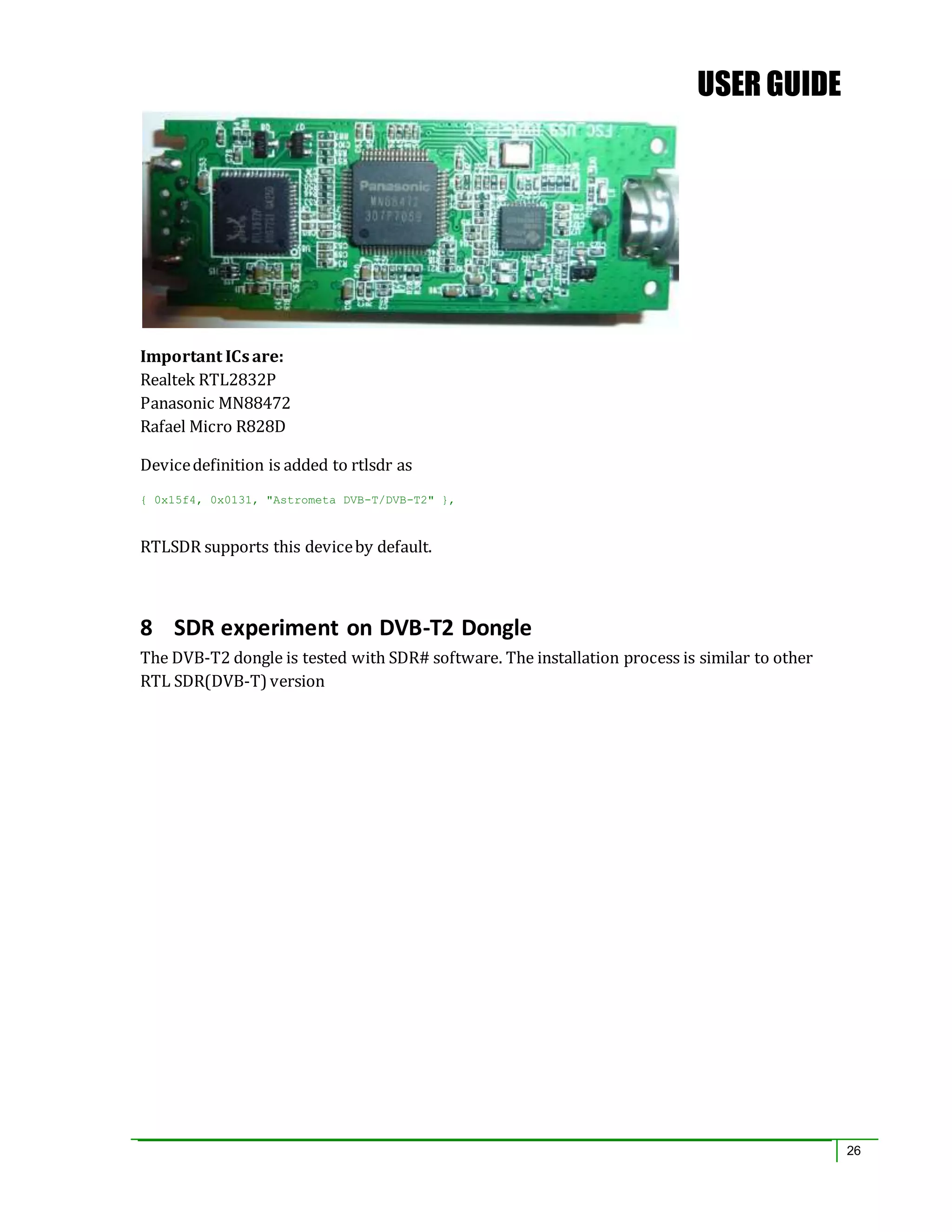 DVB-T2 Reception using RTL SDR | DOCX