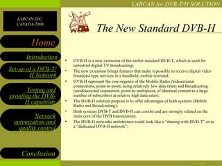 DVB-T/H Solution | PPT