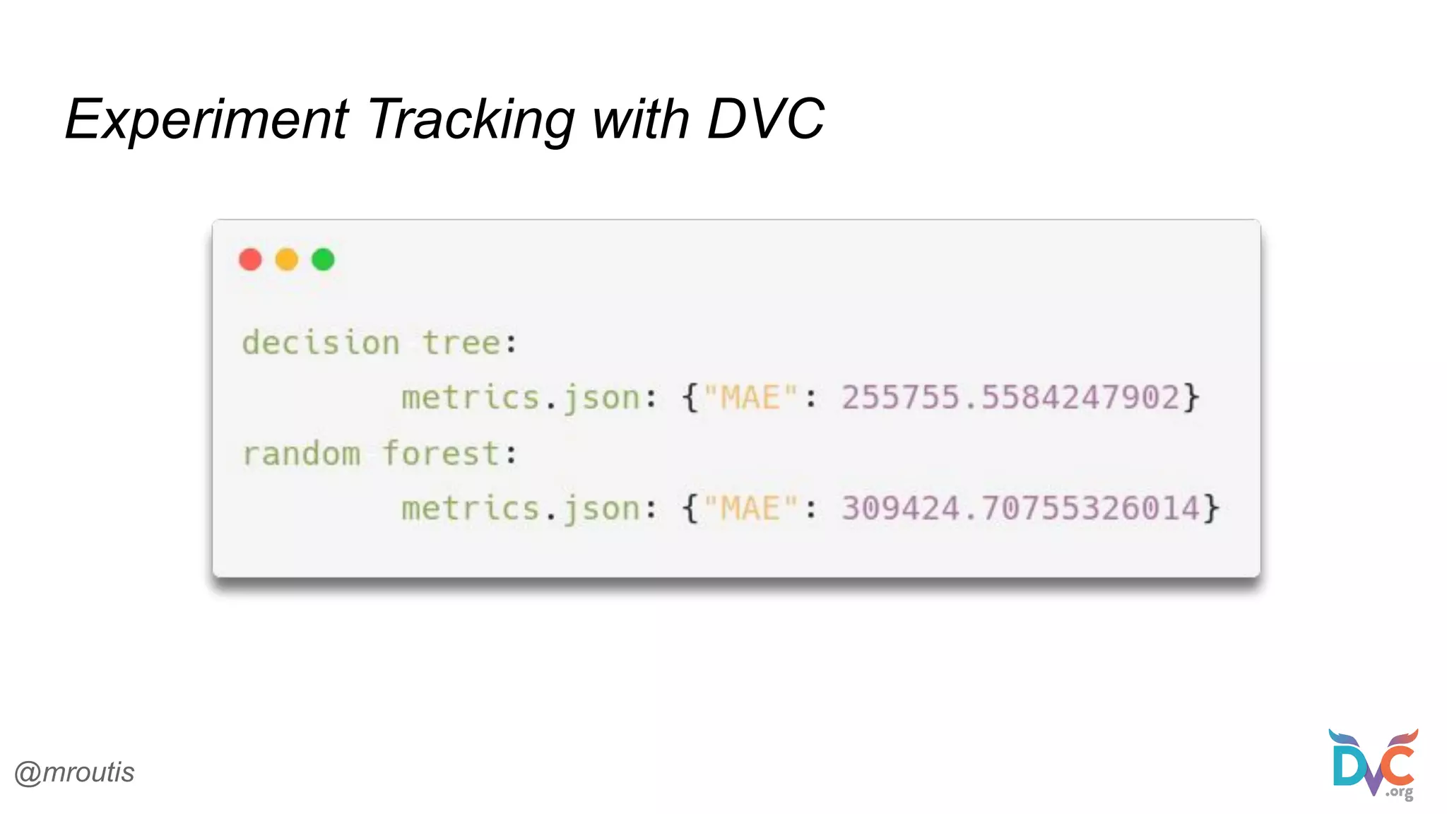 Experimentación ágil de machine learning con DVC | PPT