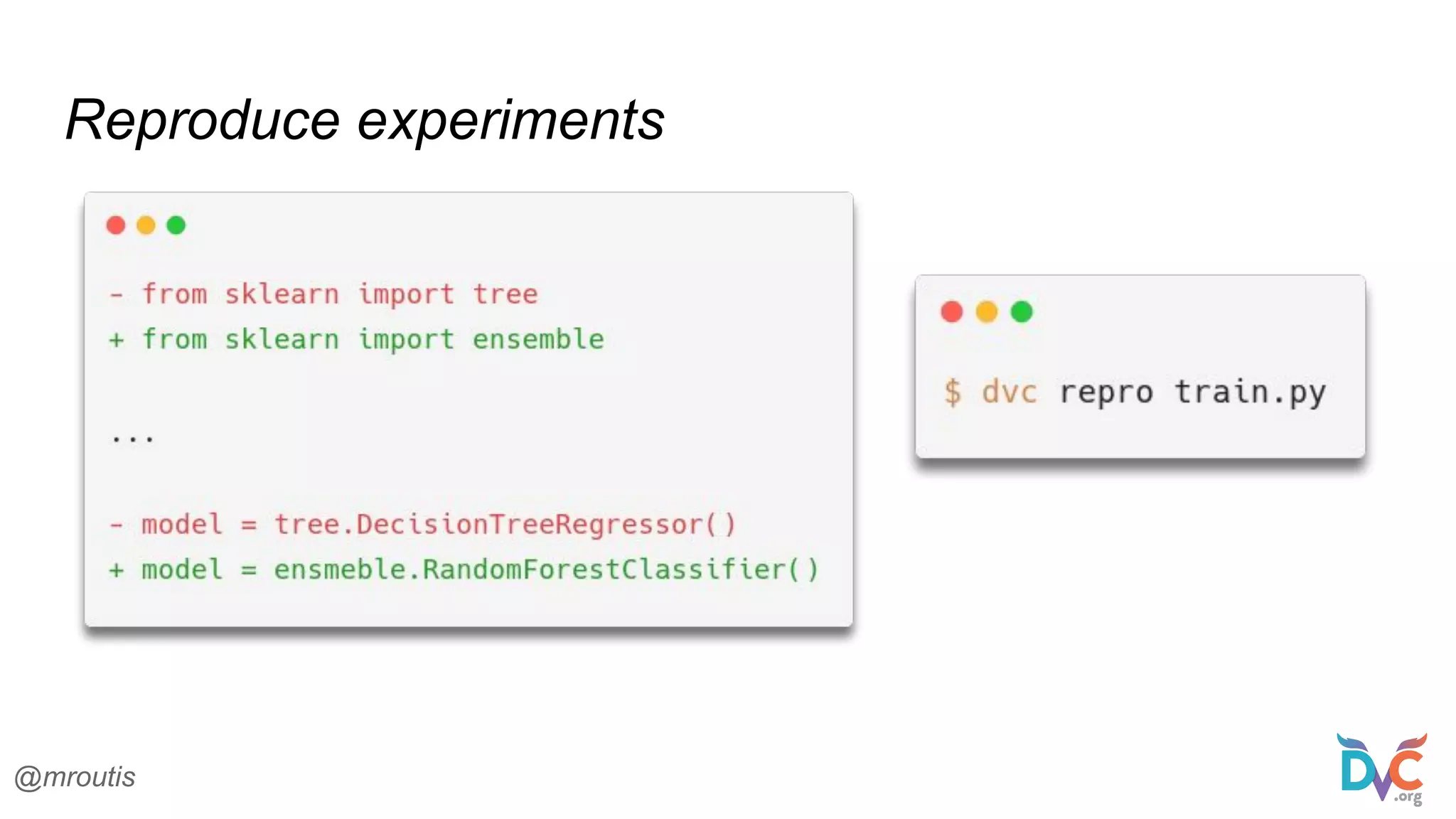Experimentación ágil de machine learning con DVC | PPT