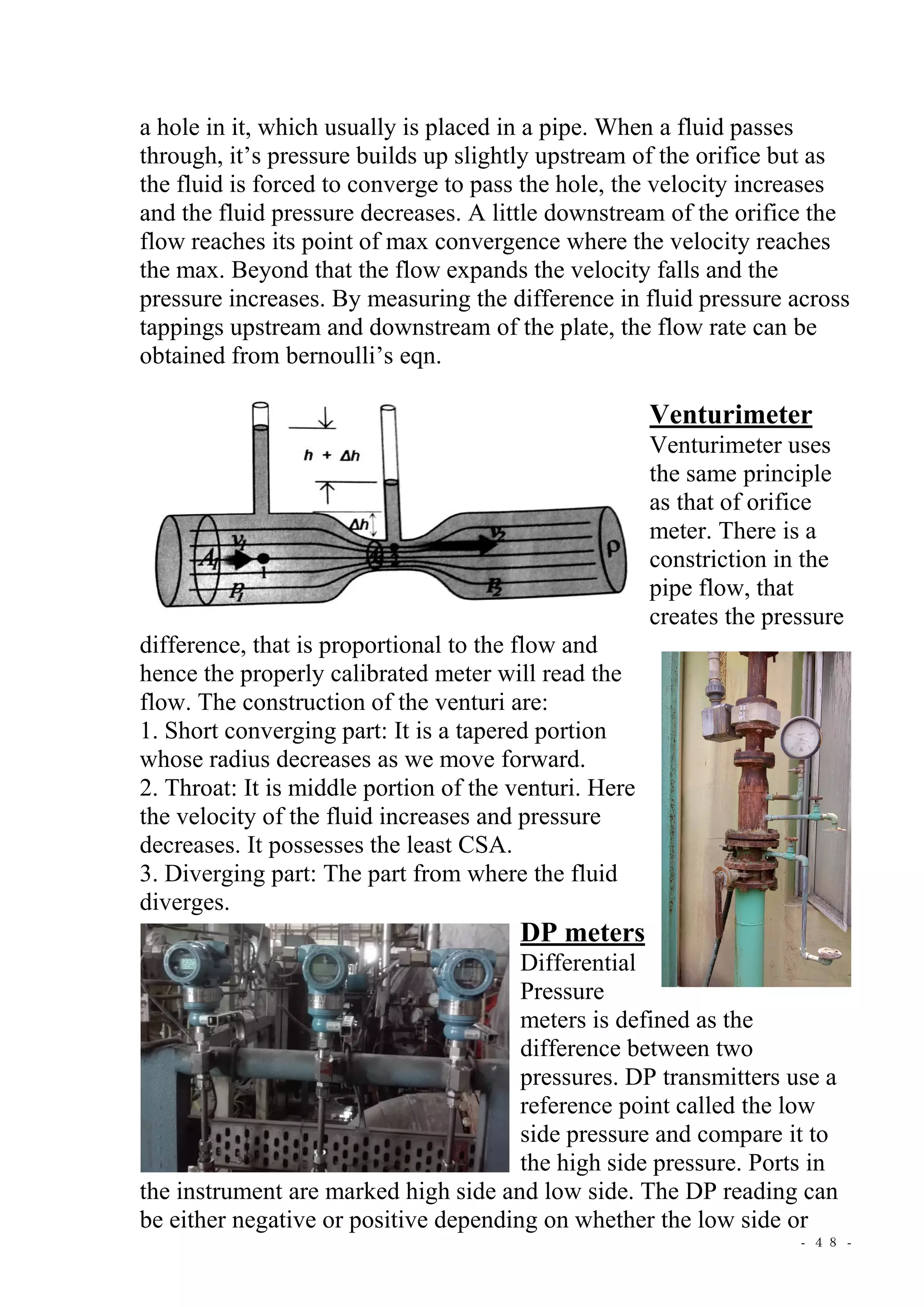 DVC MTPS INSTRUMENTATION PROJECT REPORT | PDF