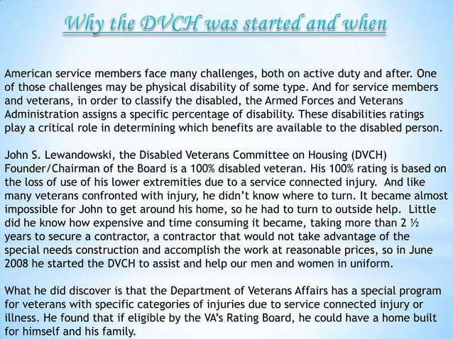 DVCH Powerpoint Presentation #2 | PPT