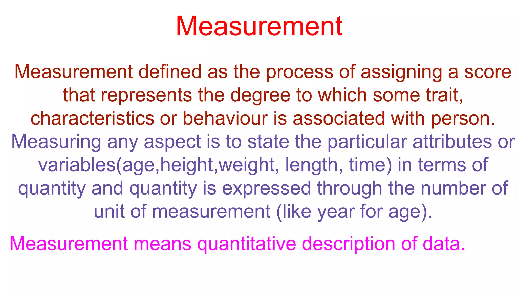 Measurement | PPTX