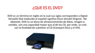 Dvd | PPTX