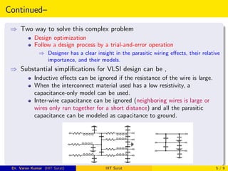 Interconnect Parameter in Digital VLSI Design | PDF