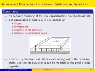 Interconnect Parameter in Digital VLSI Design | PDF