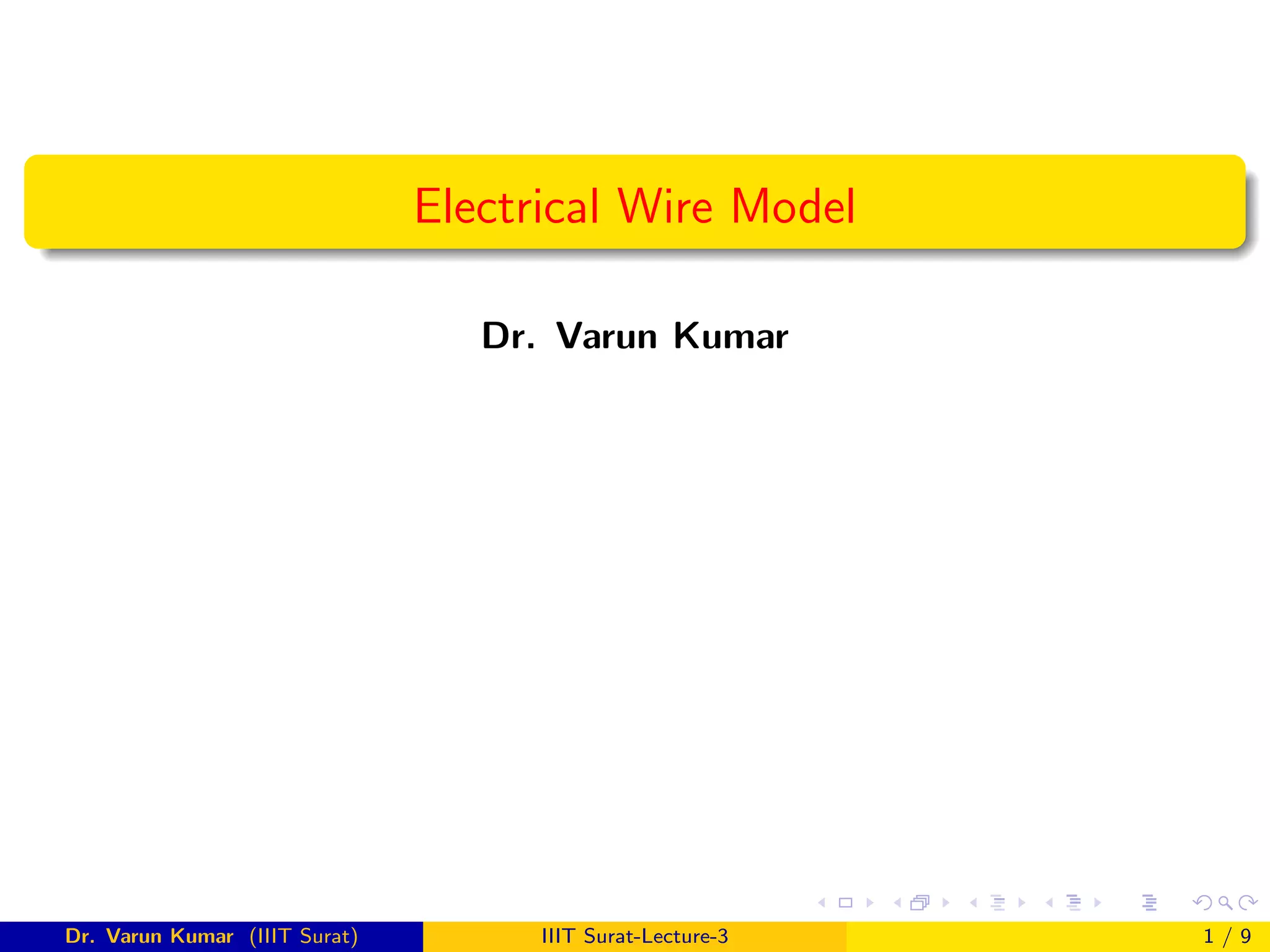 Electrical Wire Model | PDF
