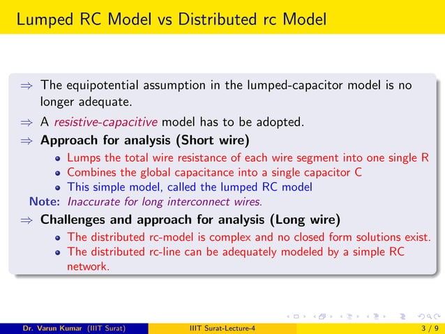 Distributed rc Model | PDF