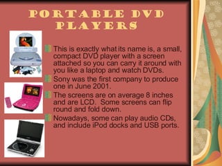 DVD Players and Recorders | PPT