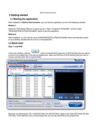 DVD To IPod Converter | PDF
