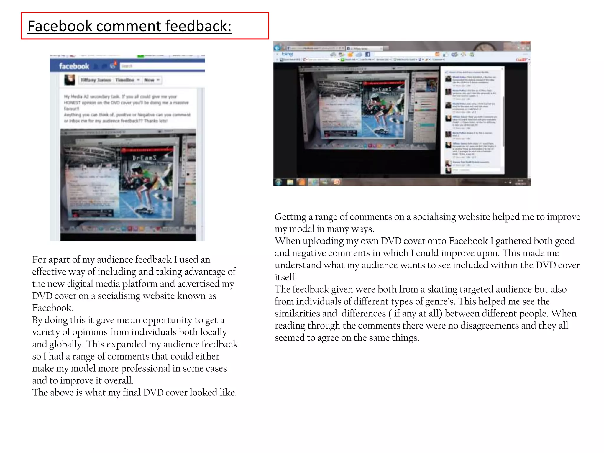 Dvd audience feedback | PPT